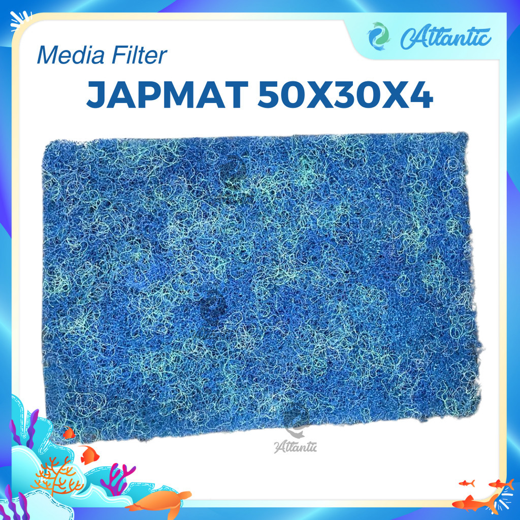 Jual JAPMAT Japanese Mat Media Filter Kolam dan Aquarium 50 x 33 x 4 cm ...