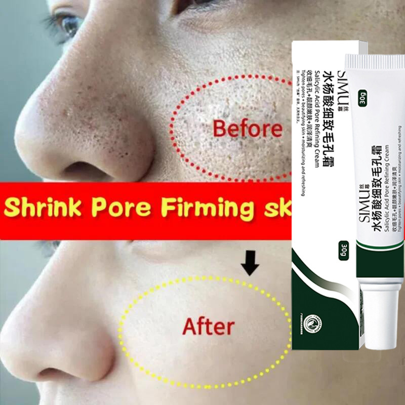 Jual Salicylic Acid Pores Shrink Refining Cream Treatments Large Open ...