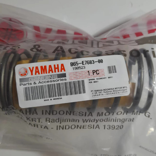 Jual B65-E7683-00 Per Pir Pully Secondary CVT Yamaha Aerox B65 E7683 00 FSX HP Original YGP TRB ...