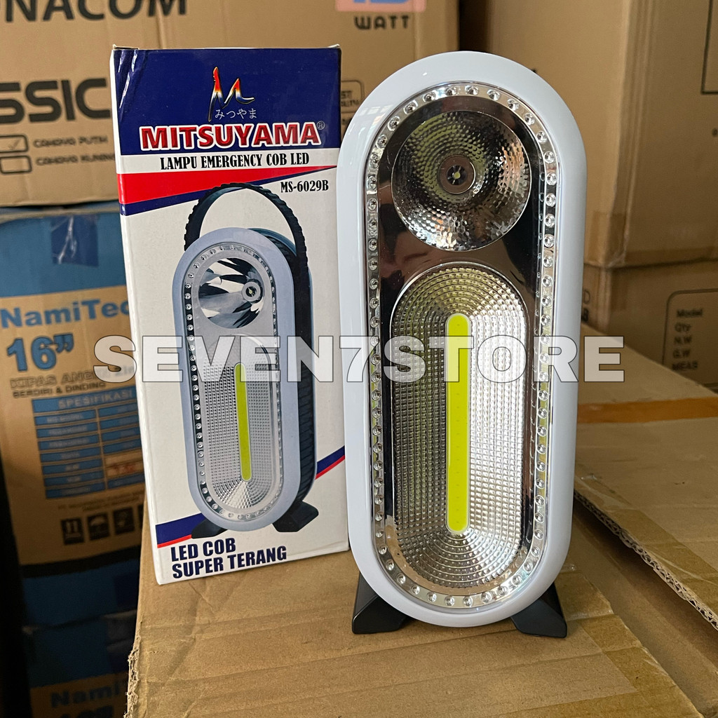 Jual Lampu Emergency LED Senter 2 Cahaya Mitsuyama MS-6029B Cas Led ...