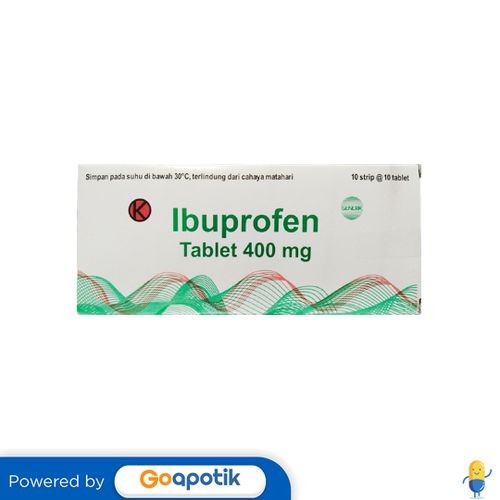 Jual Ibuprofen Rama 400 Mg Box 100 Tablet | Shopee Indonesia