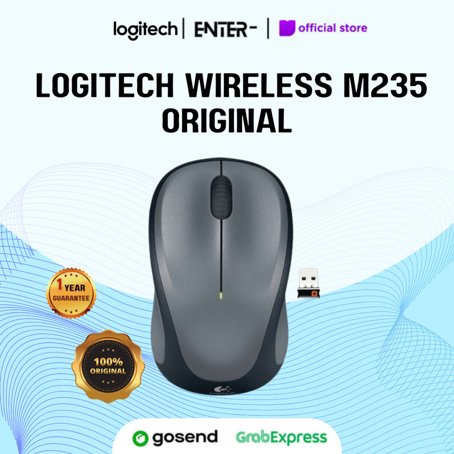 Jual Mouse Logitech Wireless M235 Original | Shopee Indonesia