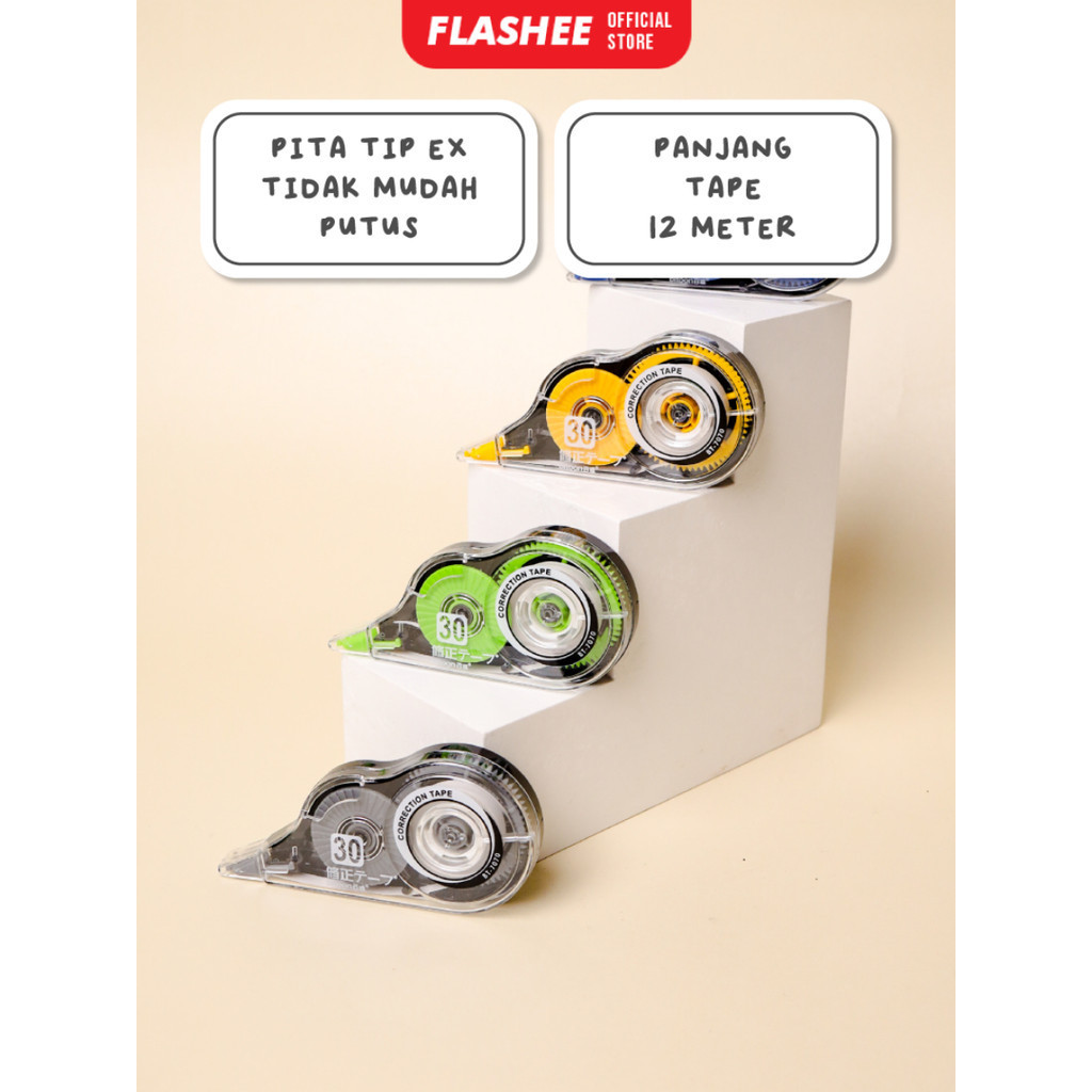 Jual Tip Ex Kertas Trondol Roll Tipex Sekolah Tip x Correction Tape ...