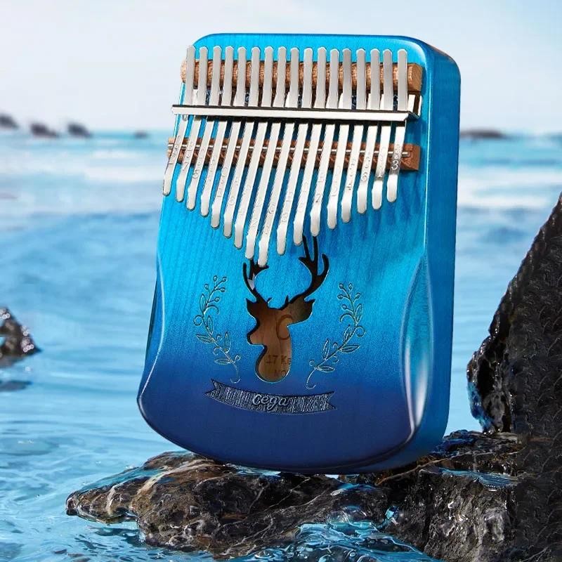 Jual Music Box Musical Keyboard Kimi Kalimba 17 Key Childrens Piano ...