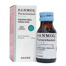 Jual ORI Sirup Demam SANMOL 125MG/5ML SYR 60 ML ANAK DEMAM Panas ...