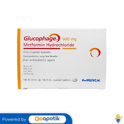 Jual Glucophage 500 Mg Box 100 Tablet / Diabetes | Shopee Indonesia