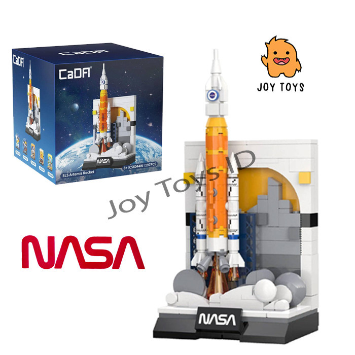 Jual JOY TOYS Mainan Anak Brick Cada NASA Rocket Roket SLS Artemis 197 ...
