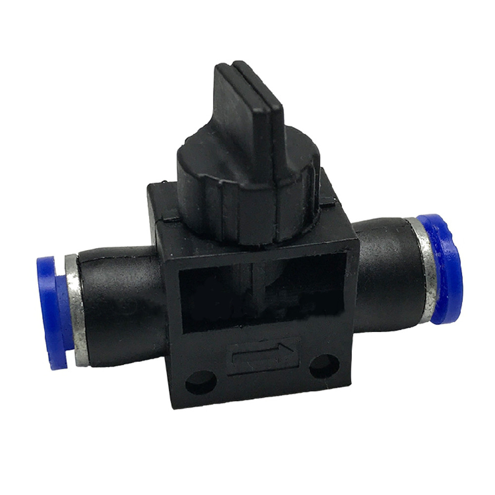 Jual Fit 4 6 8 10 12mm OD PU Tube Push In Quick Connector Plastic Ball ...