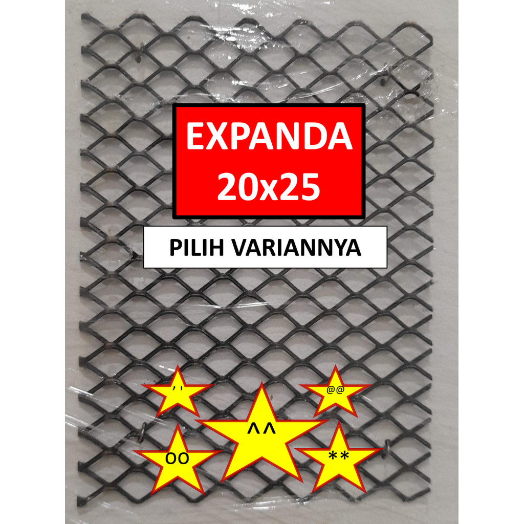 Jual Expanded Metal - 20x25 cm - Expanda - Expanded Mesh | Shopee Indonesia
