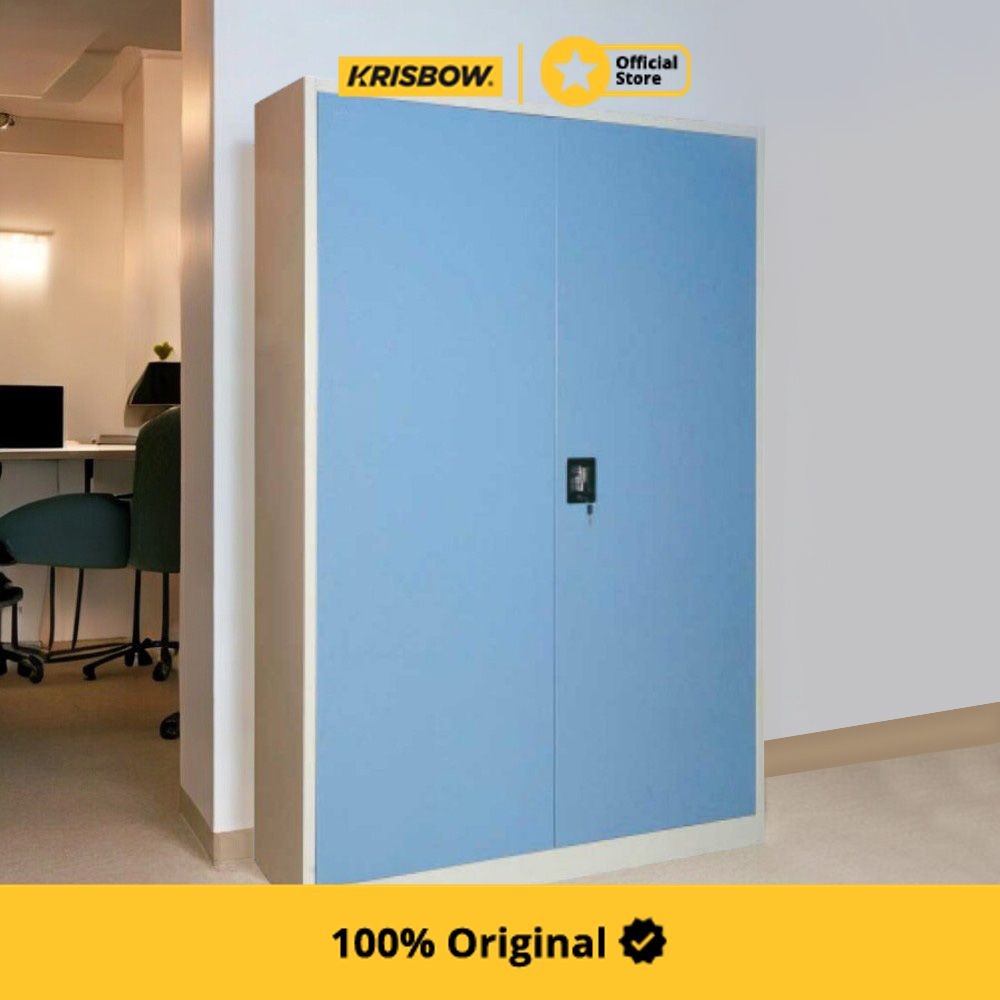 Jual Krisbow File Cabinet Lemari Kantor 2 Pintu 115x39x180 cm | Shopee ...