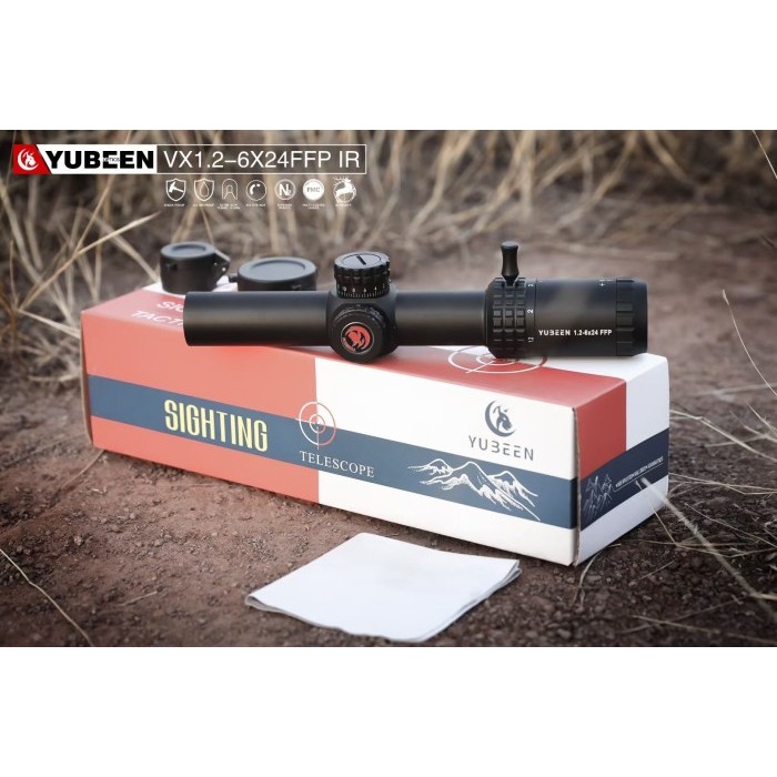 Jual Teleskop Yubeen VX 1.2-6x24 FFP IR Telescope 1.2-6x24FFP IR Pakai ...