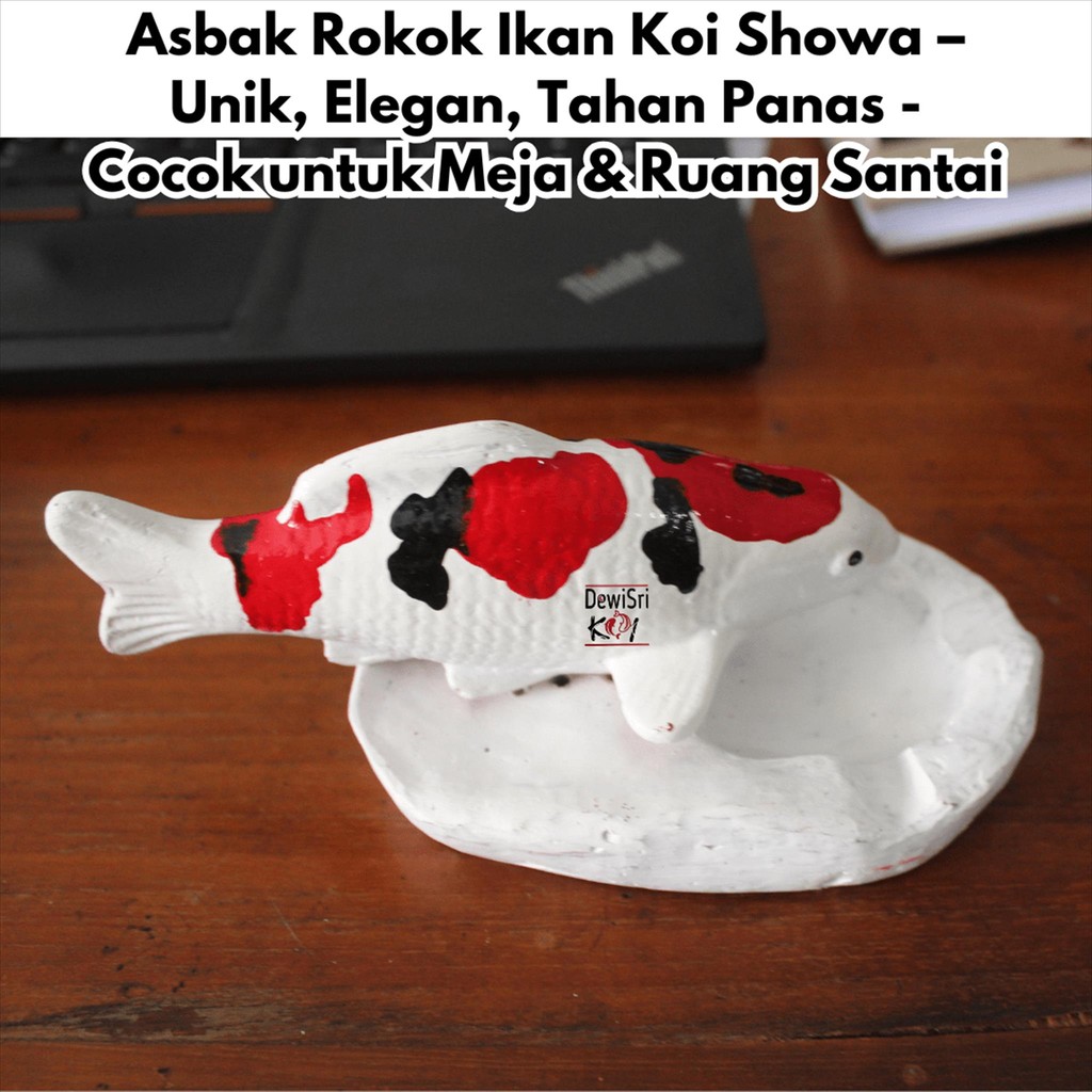 Jual Asbak Rokok Ikan Koi Showa – Unik, Elegan, Tahan Panas - Cocok ...