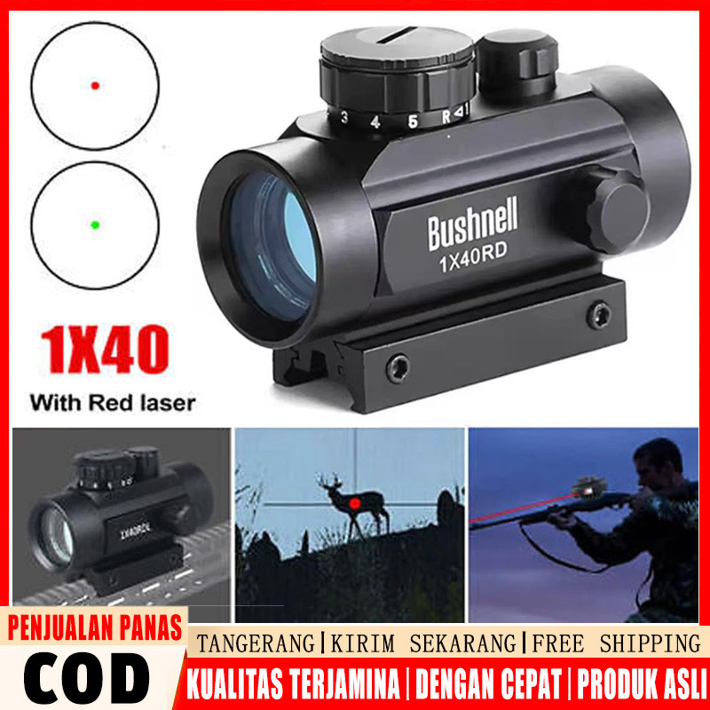 Jual Redot 1x40 Rd Red Dot Busnell Laser Redot Redot Scope Barry ...