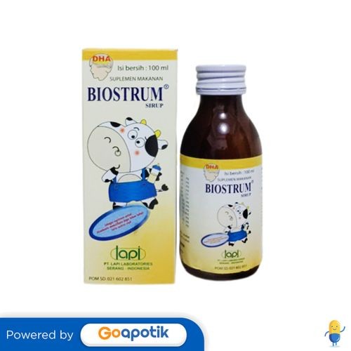 Jual Biostrum Syrup Isi 100 Ml Botol | Shopee Indonesia