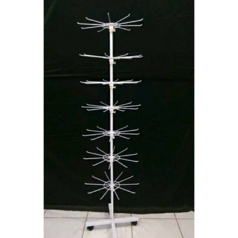 Jual (CCK STORE) Rak Display Putar Matahari 2 SUSUN 3 SUSUN 7 SUSUN ...