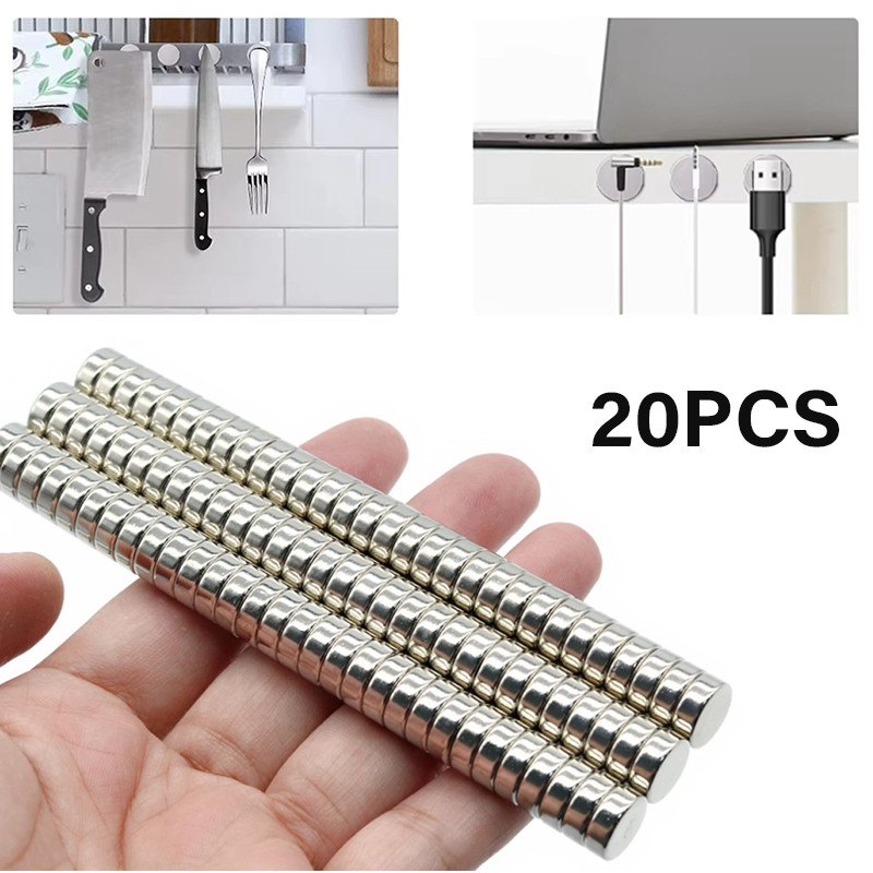 Jual N35 Magnet Neodium Bulat 20pcs Magnet Super Magnet Bulet Magnet ...