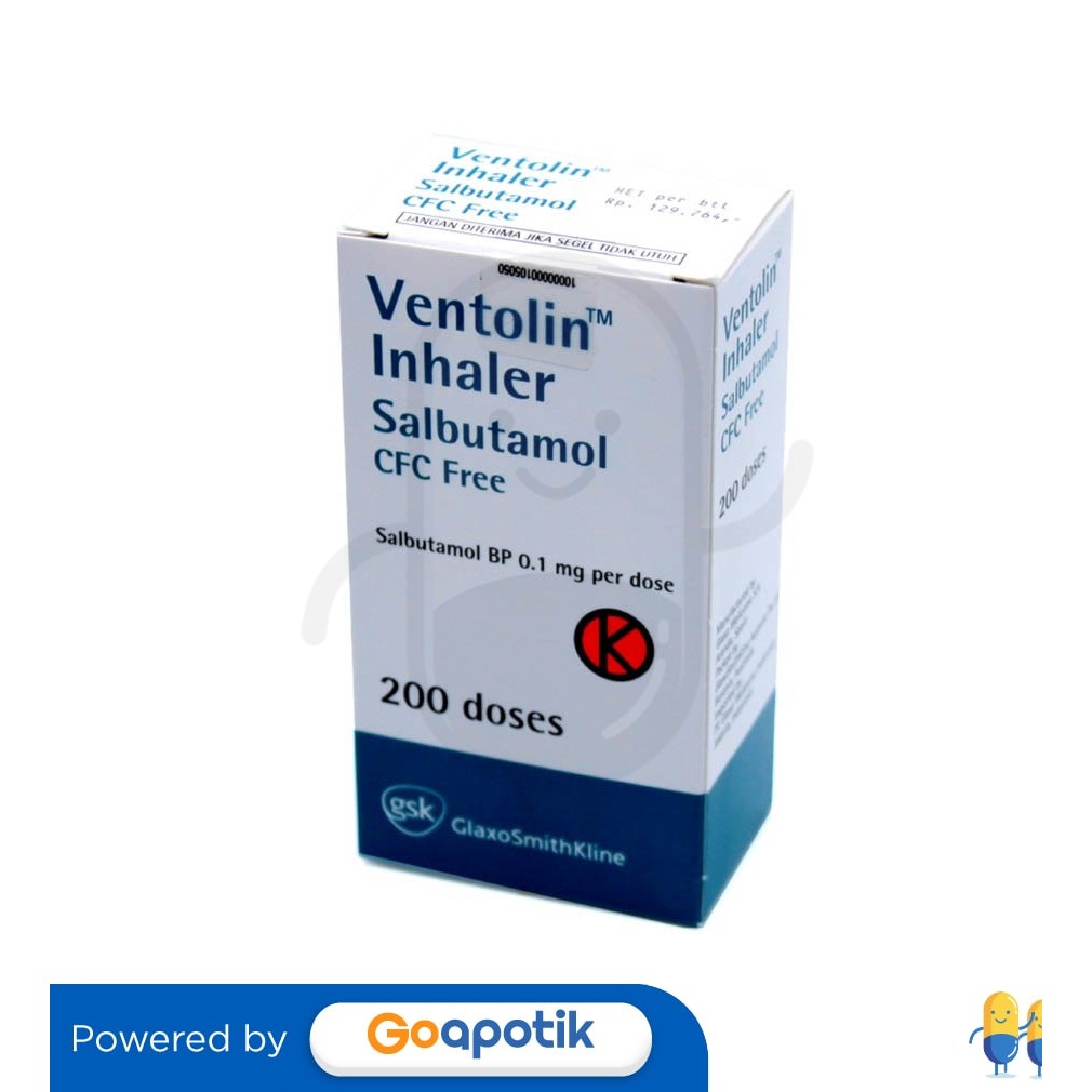 Jual Ventolin Inhaler 200 Dosis | Shopee Indonesia
