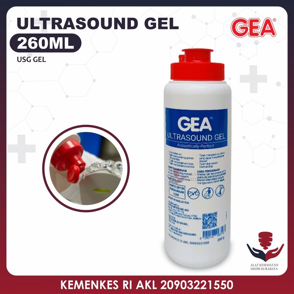 Jual USG Gel 260 Gram Ultrasound Gel Jelly Aquasonic Doppler Dopler ...