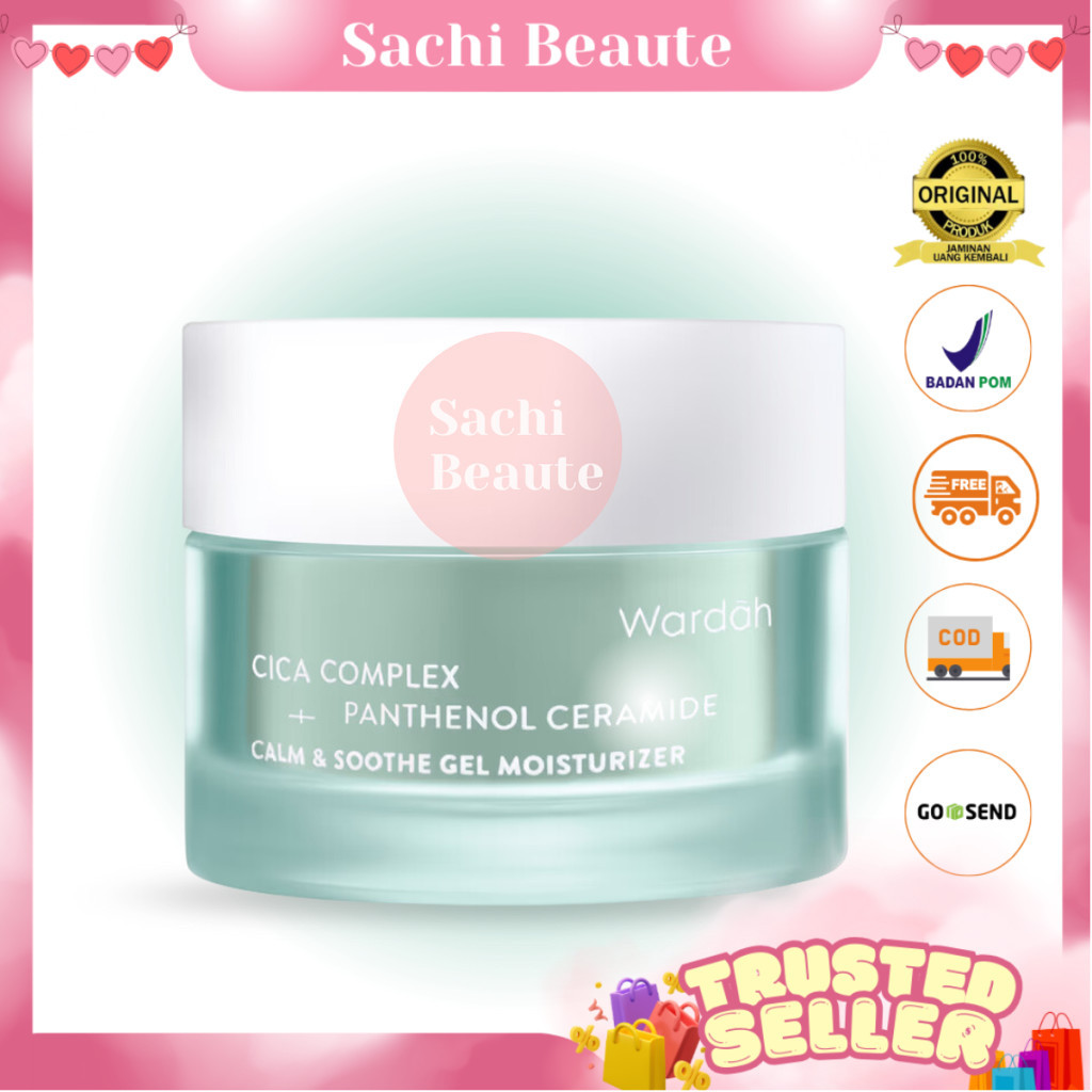 Jual Wardah Cica Complex + Panthenol Ceramide Calm & Soothe Gel ...