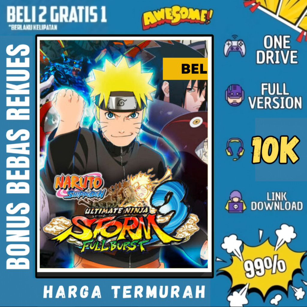 Jual NARUTO SHIPPUDEN ULTIMATE NINJA STORM 3 FULL BURST - GAME PC ...