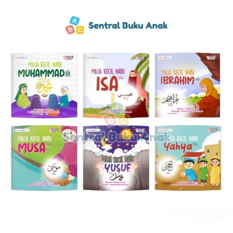 Jual Buku Kisah Masa Kecil Nabi - Nabi Muhammad Nabi Ibrahim Nabi Yahya ...