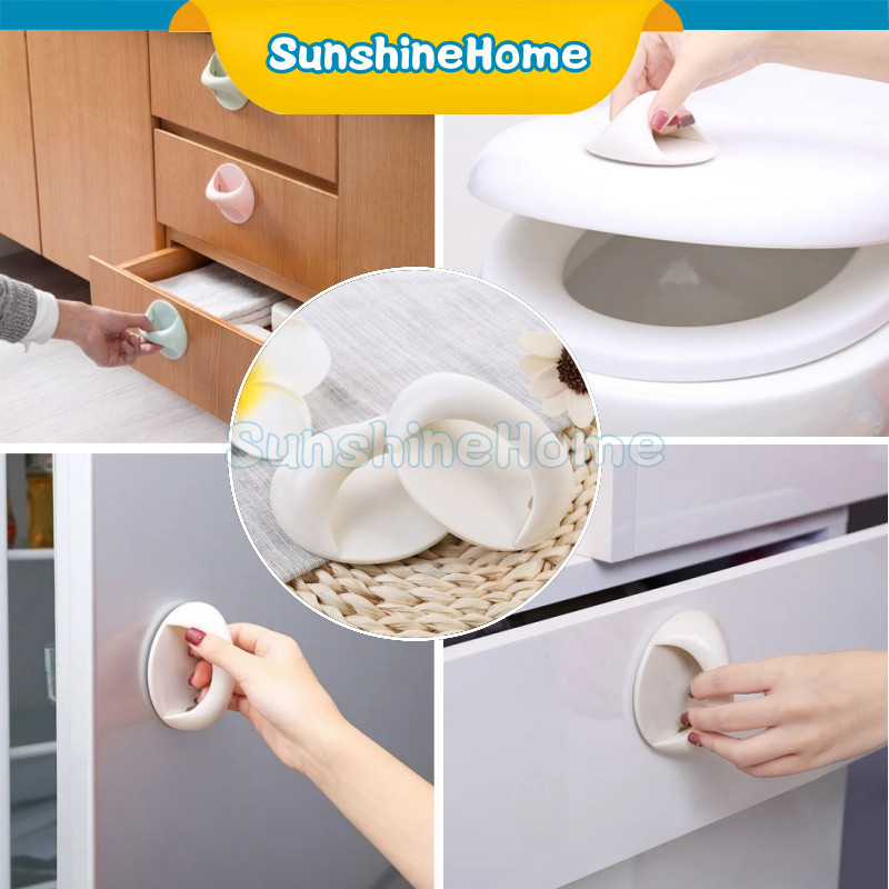 Jual 7PCS Pegangan Multifungsi / Pegangan Pintu Bulat / Tempelan Gagang ...