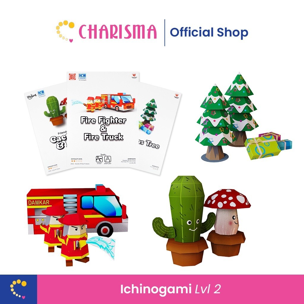Jual Charisma Ichinogami Papercarft Level 2 - Creation Paper Art Book ...