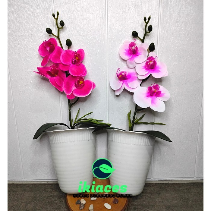 Jual BUNGA ANGGREK ARTIFICIAL BUNGA ARTIFISIAL BUNGA POT DINDING ...