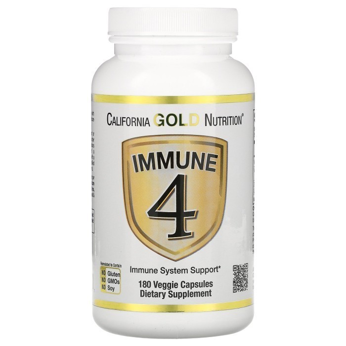 Jual California Gold Immune 4 Quatro Formula Zinc C D Selenium - 180 By ...