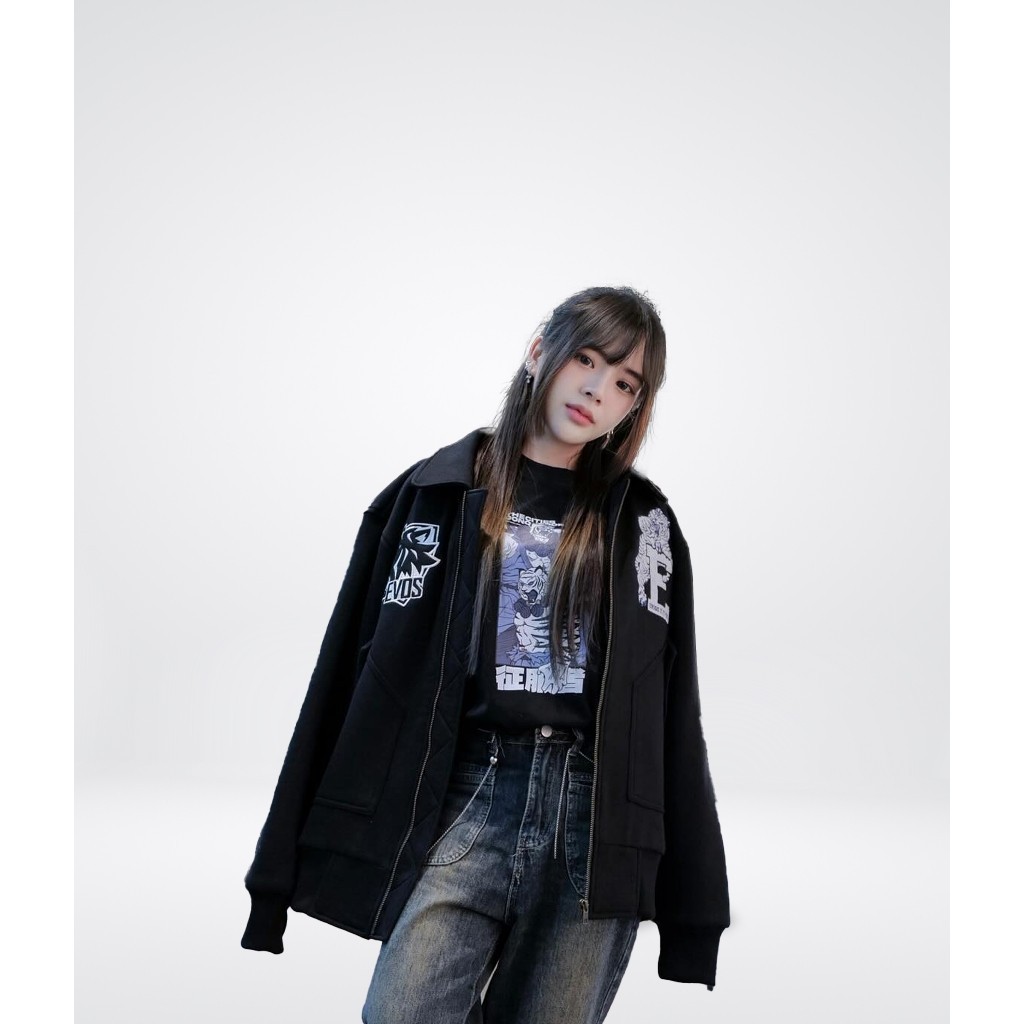 Jual JAKET VARSITY EVOS GLORY BLACK "THE CITIES CONQUEROR" TERBARU ...