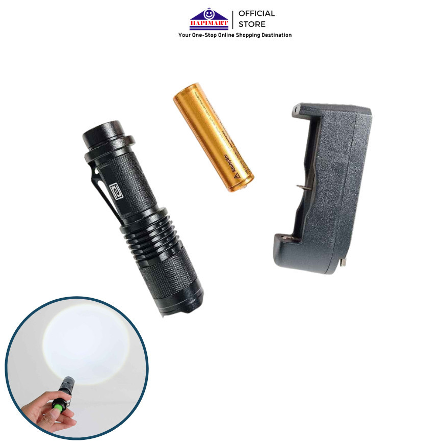 Jual Lampu Senter LED Q5 Tahan Air/Lensa Cembung Lampu Senter Mini Zoom/Lampu Senter | Shopee ...