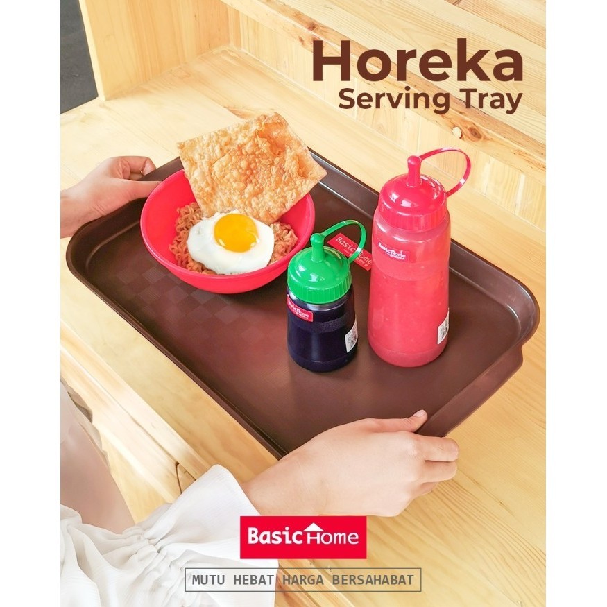Jual BIGTON Lion Star Basic Home Nampan / Tray Makanan Plastik Segi ...