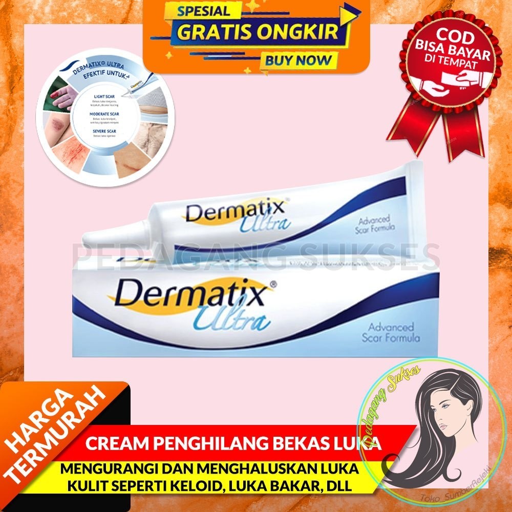 Jual [Dermatix Ultra] Cream Penghilang Bekas Luka Operasi Iris Tergores Digigit Nyamuk/Perawatan ...