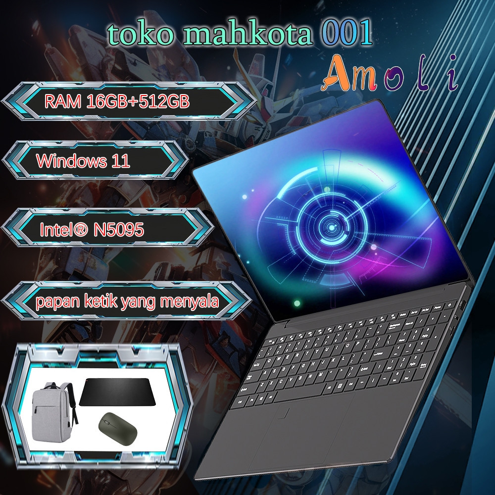 Jual 【ready】amoli Asli Laptop 15 6 Inci Baru Dengan Keyboard Menyala