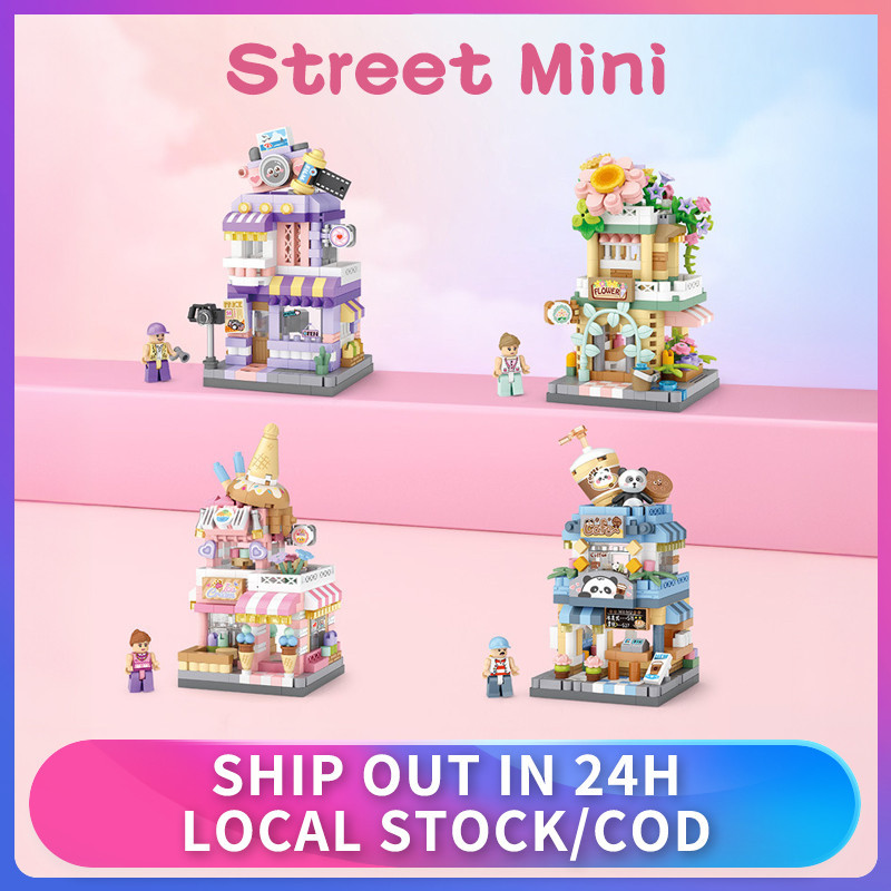 Jual Block City Nano Block Seri Makanan Street Food Series Mini Puzzle ...