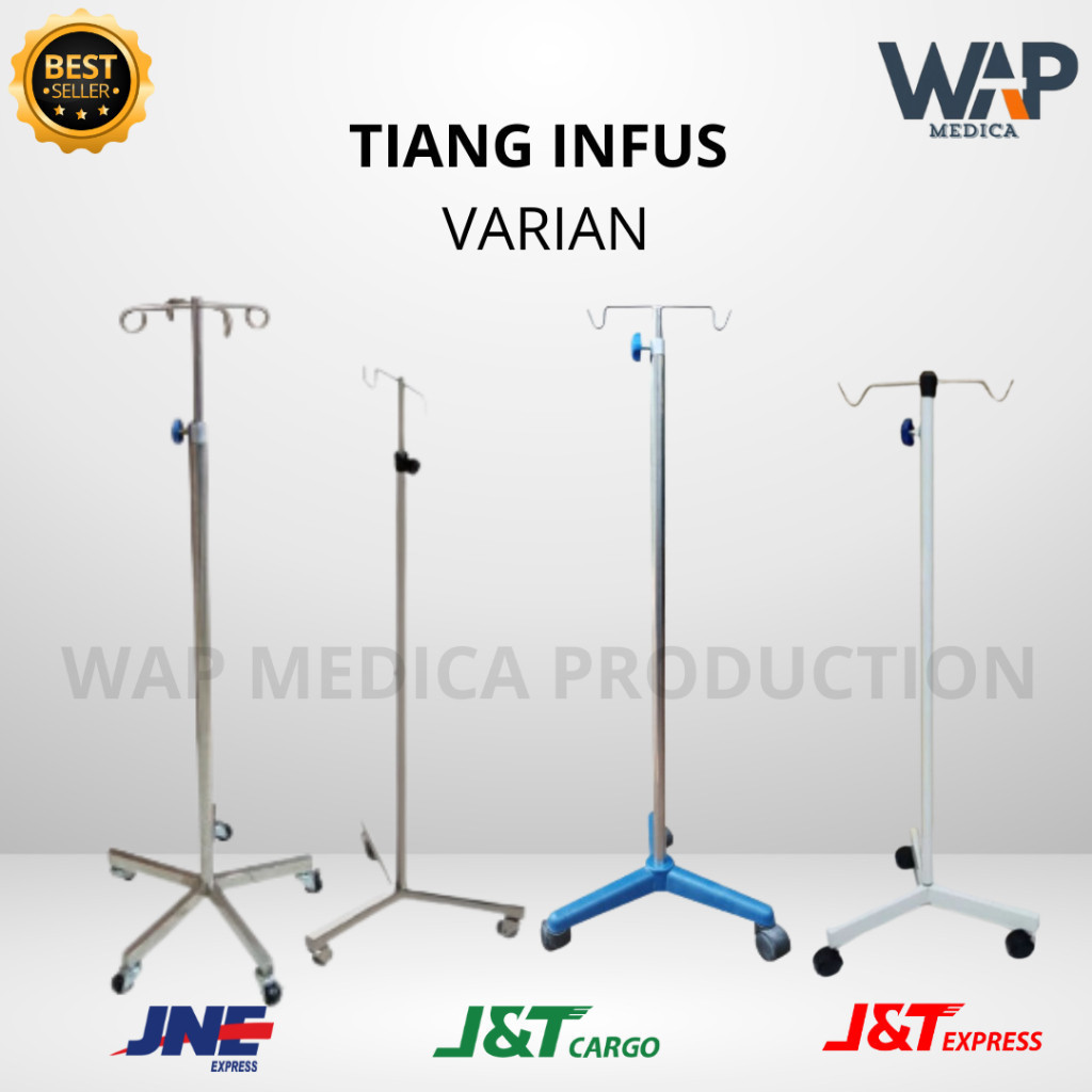 Jual TIANG INFUS ALL VARIANT | Stainless, Pipa Besi, ABS | Shopee Indonesia