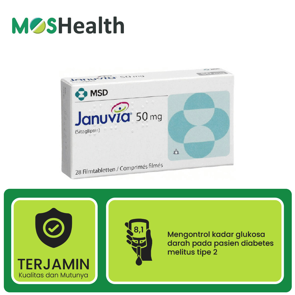 Jual JANUVIA 50 MG 28 TAB/BOX | Shopee Indonesia
