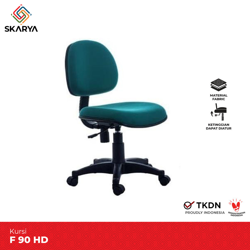 Jual Kursi Kantor Kursi Gaming Kursi Staff F90 HD (Baru) | Shopee Indonesia