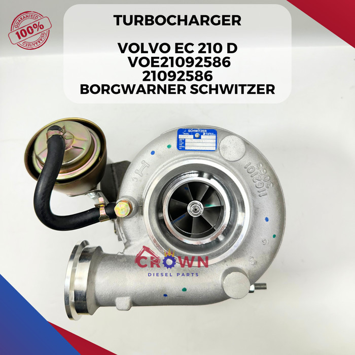Jual TurboCharger EC210D Volvo EC200D VOE21092586 SCHWITZER 21092586 ...
