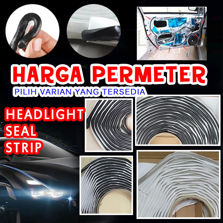 Jual Butyl Rubber Tape Sealent Retrofit Lem Mika Lampu Kaca Mobil Door ...