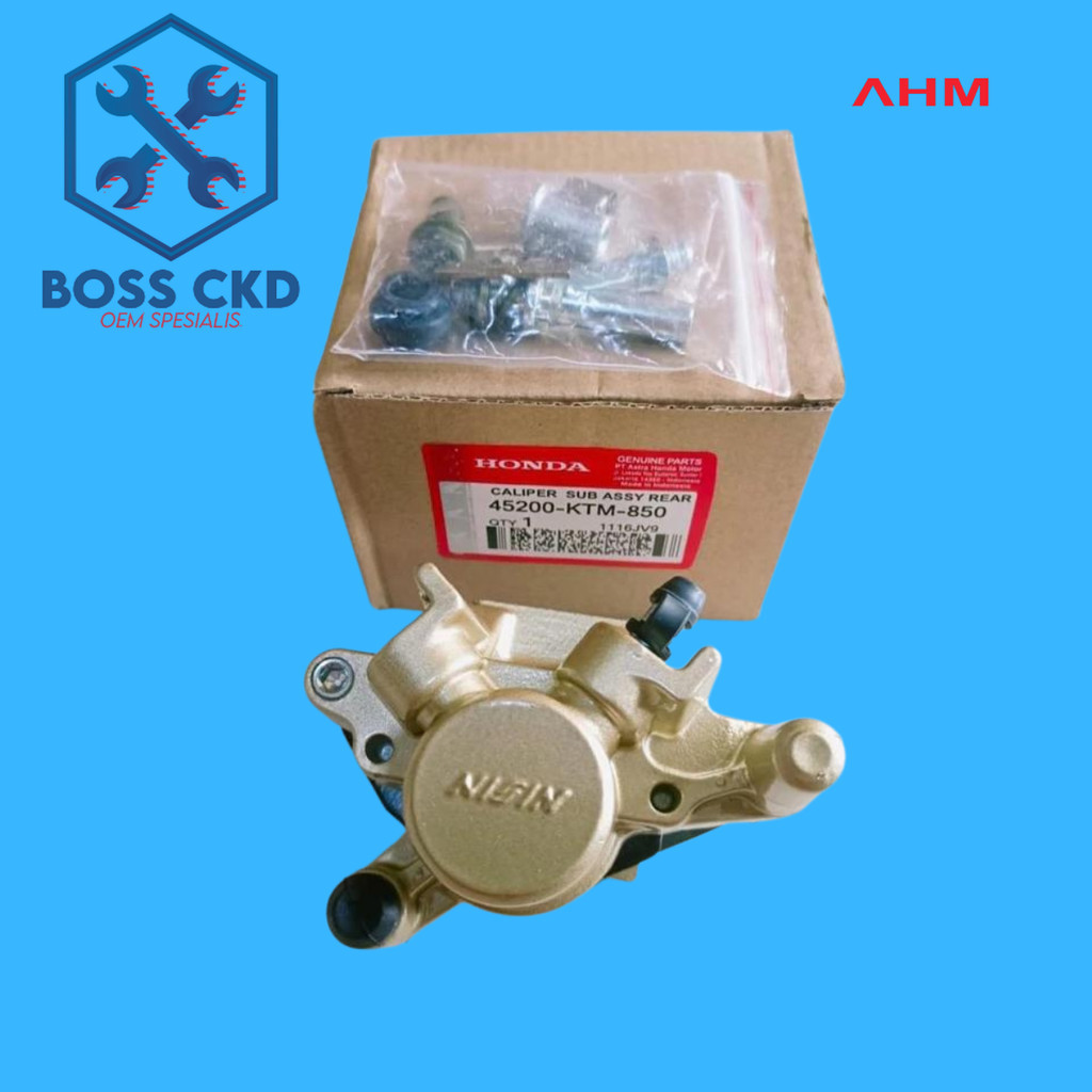 Jual Cakram Bawah Pala Babi Kaliper Belakang Honda KTM Supra X 125 Blade New Nissin | Shopee ...