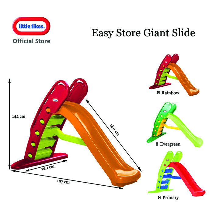 Jual promo gokil Little Tikes Easy Store Giant Slide - Mainan Perosotan ...
