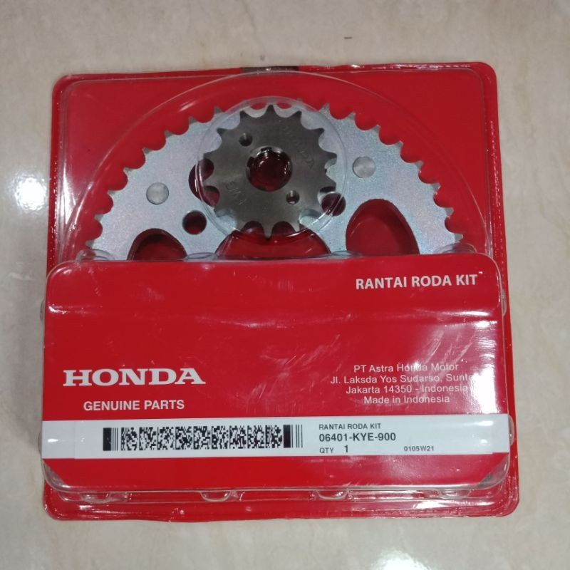 Jual GEAR GIR RANTAI SET KYE MEGAPRO NEW MONOSHOCK 2010-2014 ORIGINAL ...