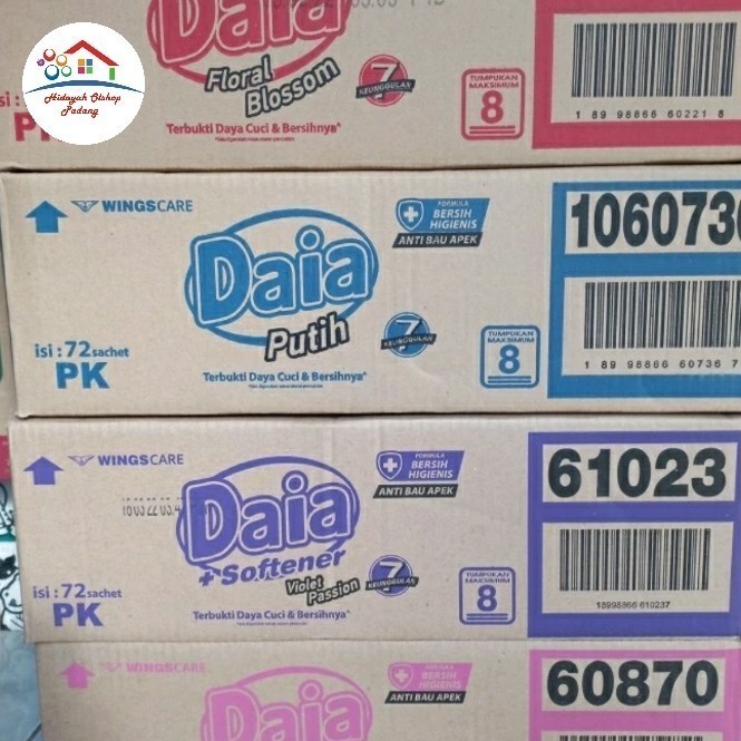 Jual Daia Sachet Per dus isi 72 sachet | Shopee Indonesia