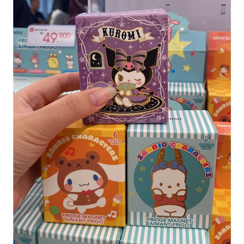 Jual Miniso x Sanrio - Blind Box Badge / Blind Box Fridge Magnet Sanrio ...