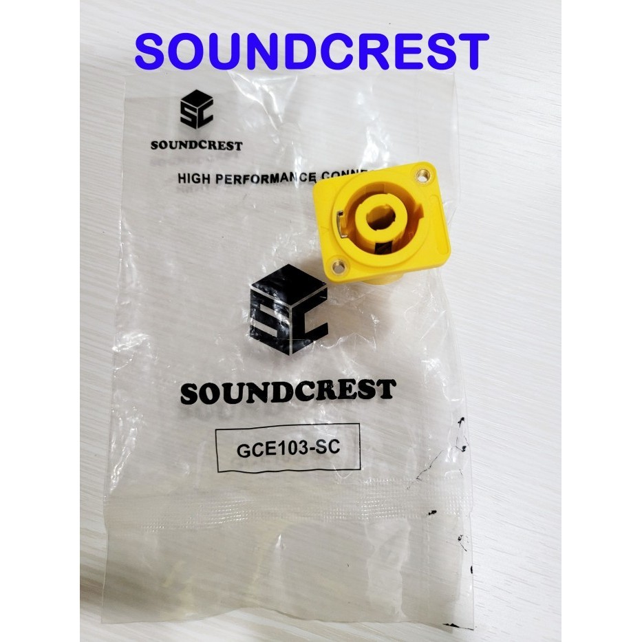 Jual LG09 Socket spikon SOUNDCREST GCE 103-SC kuning ( original ...