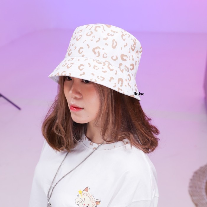 Jual Best Seller-[pipit_id1] JINISO - GENJIO Topi Bucket Hat - WHITE ...