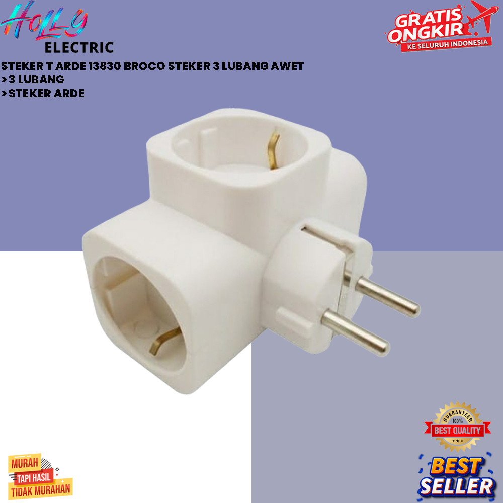 Jual STEKER T ARDE 13830 BROCO STEKER 3 LUBANG AWET {HOLLY} | Shopee ...