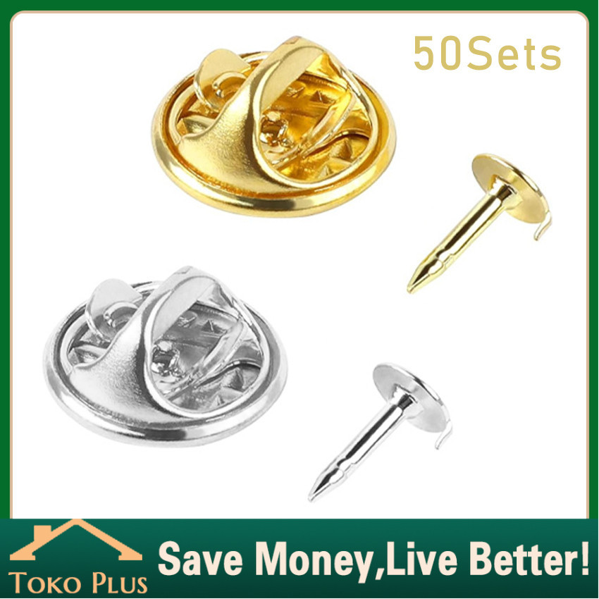 Jual 50Sets Kancing Knop kupu kupu knop penutup+paku / Kander Butterfly ...
