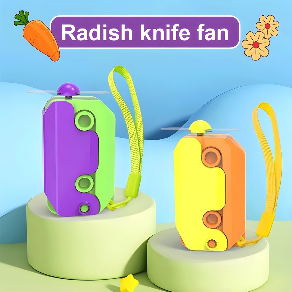 Jual Toy Studio Kipas Mini USB Turnip Carrot Mini Fan Portable Charger ...